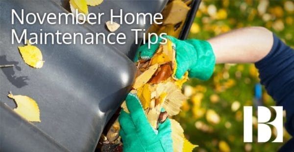 November Home Maintenance Checklist